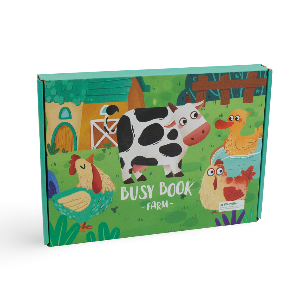 Farm Busy Activity Book for Toddlers w/ Zipper Pouch – American Farm ...