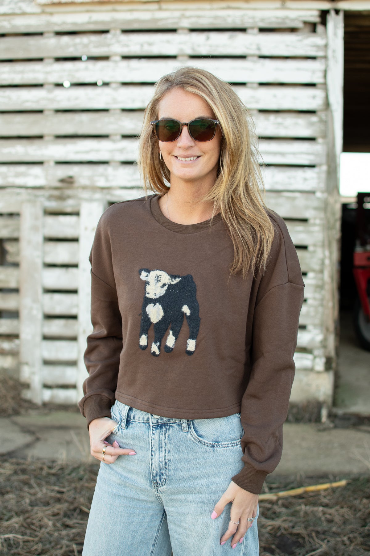 Baldie Calf Sweater – American Farm Company