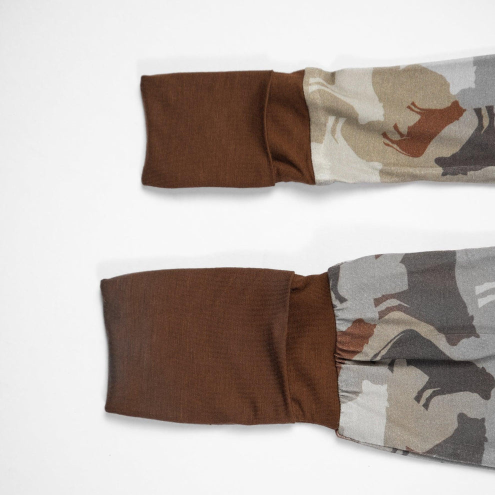 Cow Camo™ Baby Bamboo Zippy – American Farm Company
