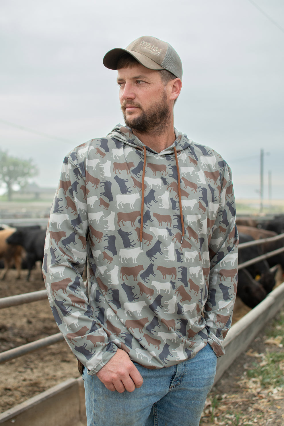 Cow Camo™ Adult Performance Hoodie – American Farm Company