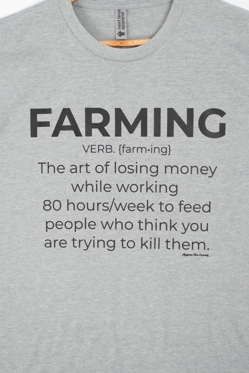 Definition of Farming Gray Tee – American Farm Company