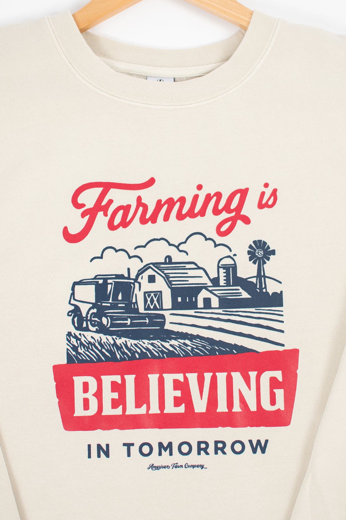 'Farming Is Believing In Tomorrow' Crewneck – American Farm Company