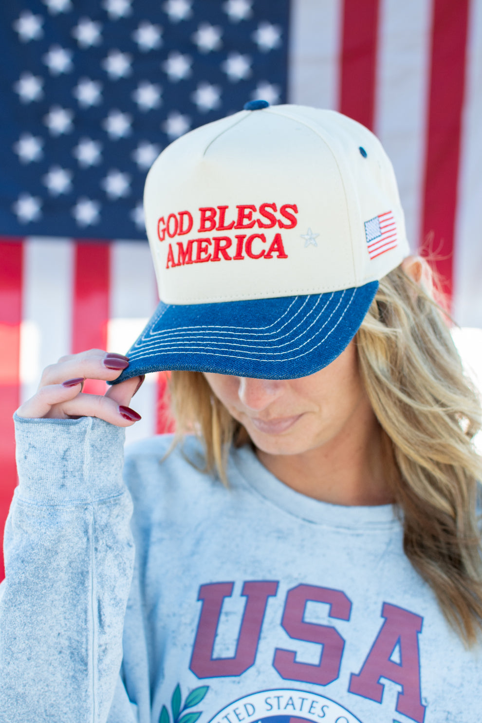 'God Bless America' Trucker Hat – American Farm Company
