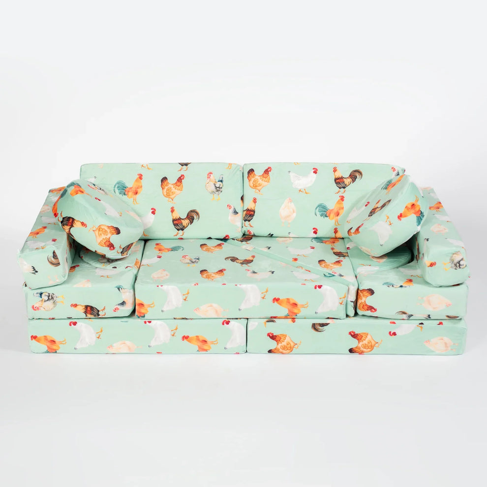 Mint Chicken Kids 14pc Foam Couch – American Farm Company