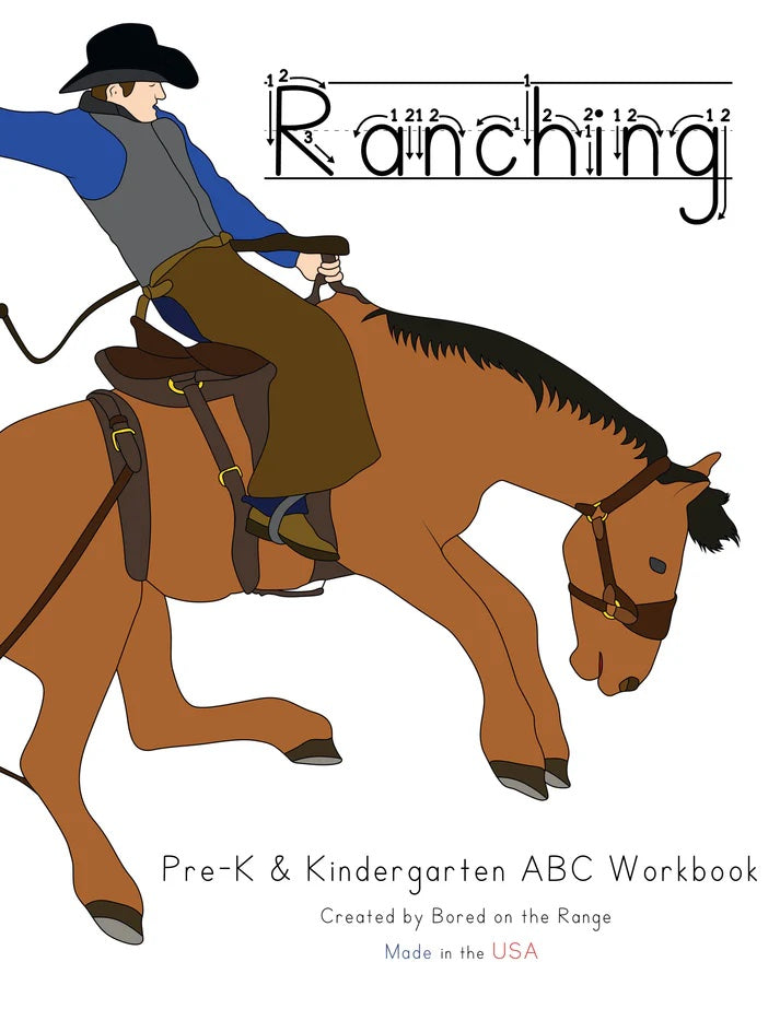 Ranching: Pre-K & Kindergarten ABC Workboo – American Farm Company