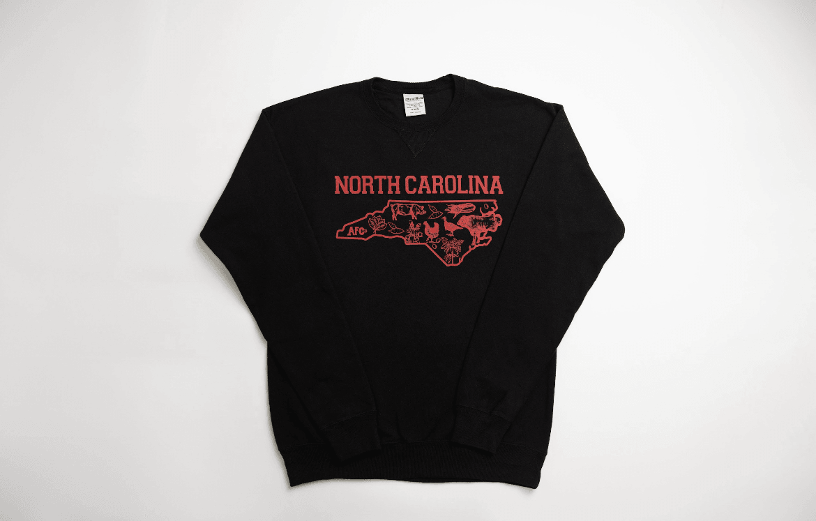 State Agriculture Black Crewneck (North Carolina) - American Farm Company