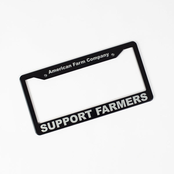Support Farmers License Plate Cover – American Farm Company