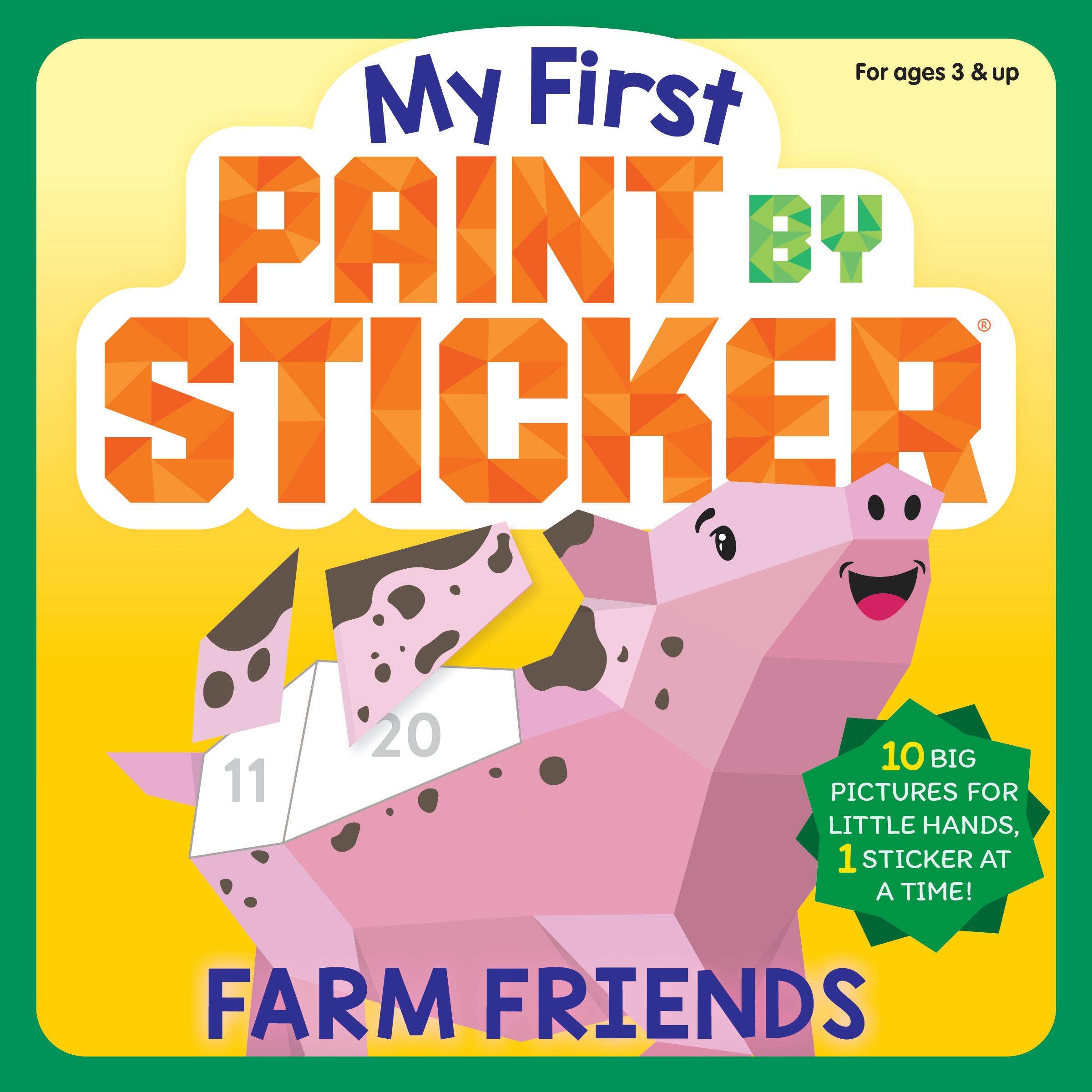 My First Paint by Sticker Book: Farm Friends – American Farm Company